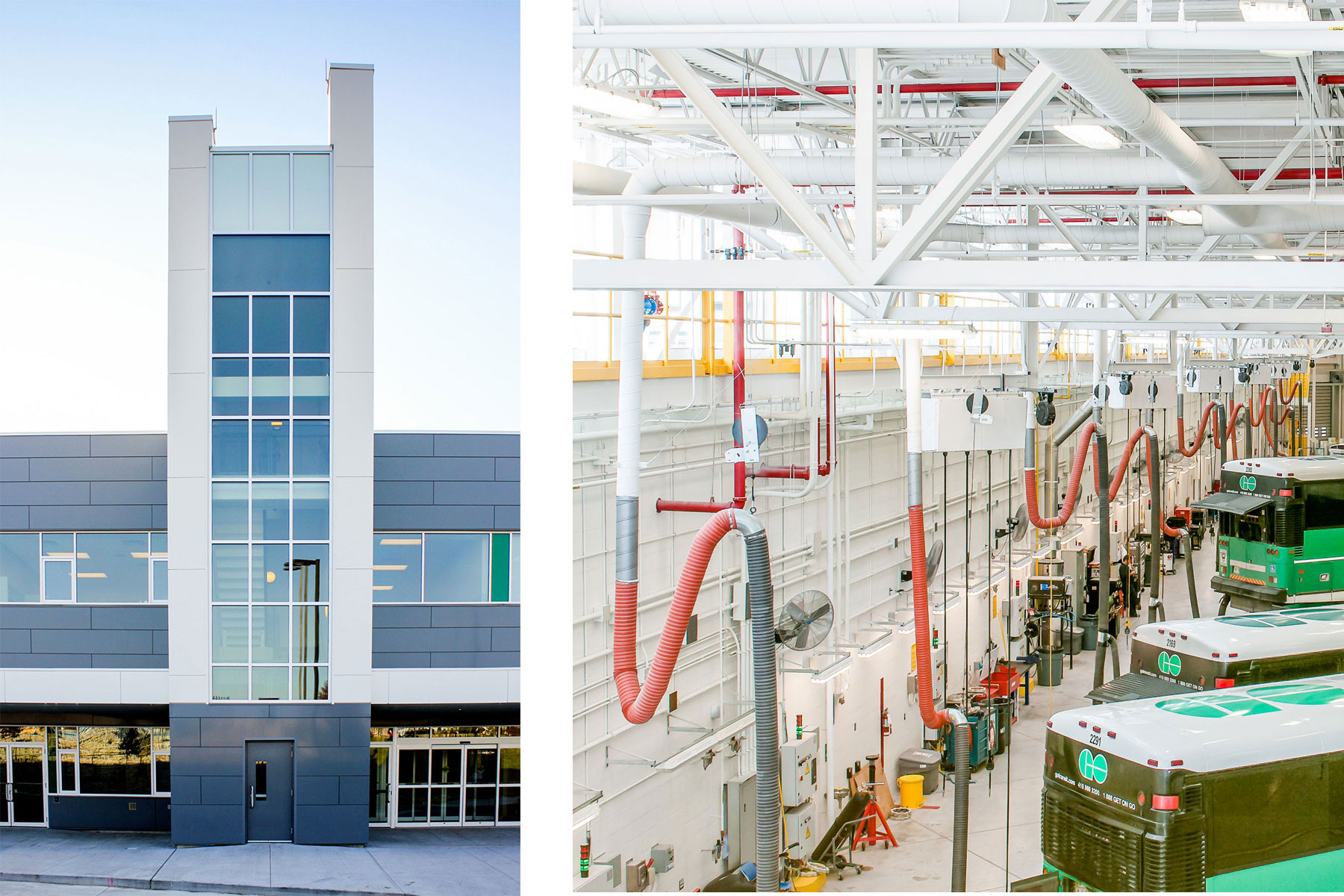 GO Transit East Region Bus Maintenance Facility - Strasman Architects Inc.